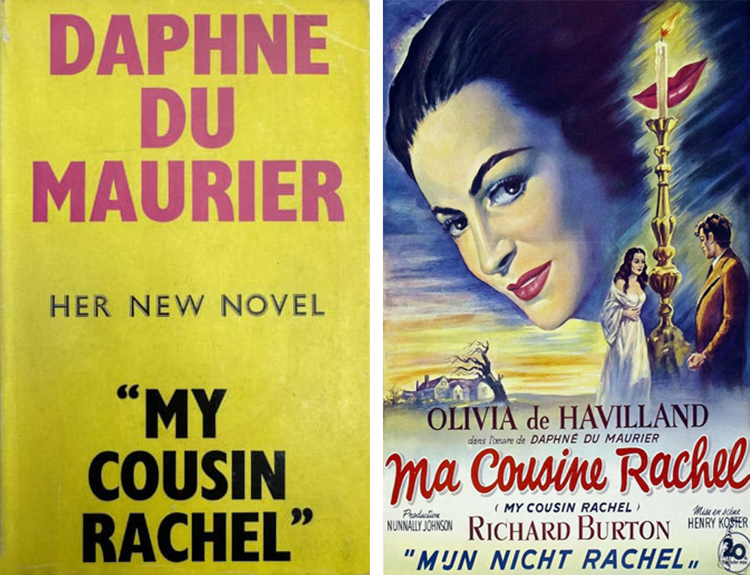 The Book and the Movie | My Cousin Rachel | Daphne du Maurier, 1951 ...